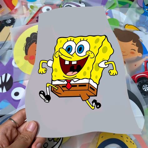 Sablon Setrika Sablon Dtf Printing Tema Spongebob Lazada Indonesia