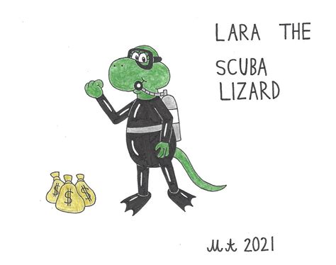 Lara The Scuba Lizard T Art To Memester232 By Mattand95 On Deviantart