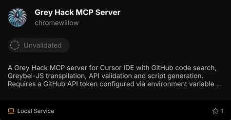Grey Hack Mcp Server Mcp Servers Lobehub