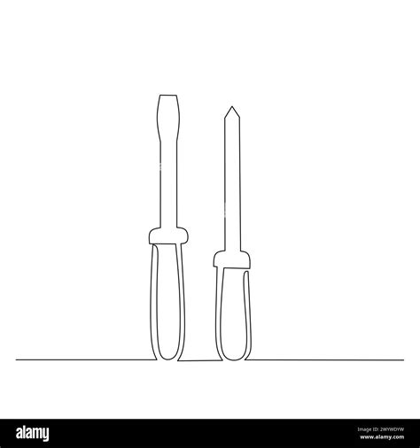 Phillips Screwdriver Drawing Phillips Screwdriver Drawing
