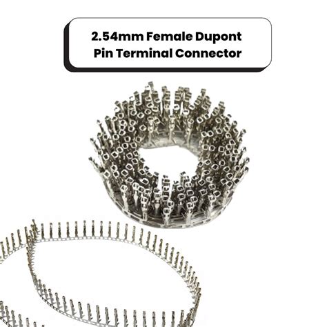 2 54mm Male Female Dupont Pin Terminal Connector Reliable Electrical Connection