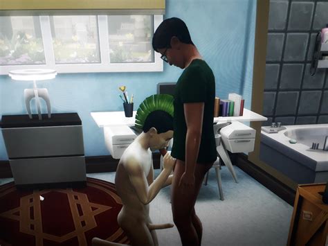 TS2 TS4 Nervous Subject X Pascal Curious Yaoi The Sims 2 And The Sims 4 Hentai Porn Gay