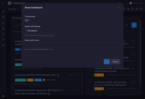Custom Dashboard Onedev Documentation Custom Dashboard Onedev Documentation