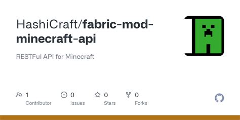 GitHub HashiCraft Fabric Mod Minecraft Api RESTFul API For Minecraft