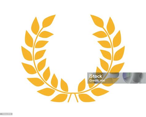 아이콘 월계관 벡터 일러스트 레이 션입니다 간단한 아이콘입니다 1위에 대한 스톡 벡터 아트 및 기타 이미지 1위 대회 벡터 Istock