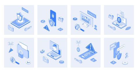Cyber Security Isometric Concepts Objects Ft 3d And Isometry Envato