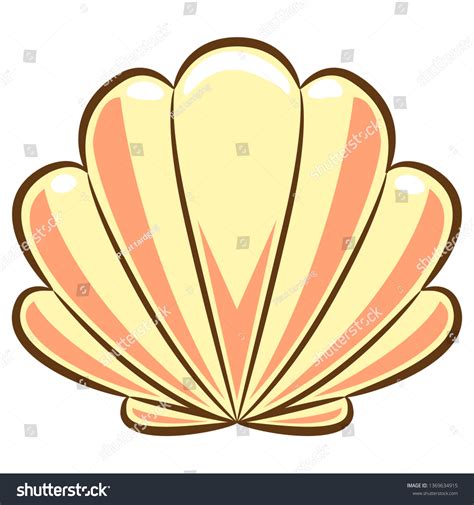 Seashell Cartoon Clipart For Free