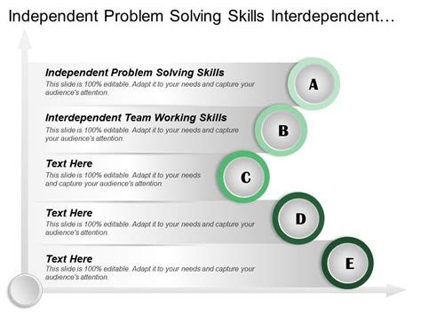 independent problem solving skills interdependent team working skills