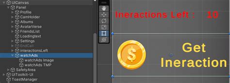cannot view unity ads on uibuilder canvas unity engine unity