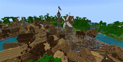 Карта «Деревня для Майнкрафт андроид