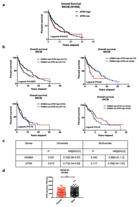 Study Of The Female Sex Survival Advantage In Melanoma A Focus On X