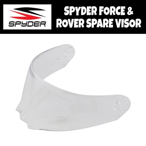 Spyder Spare Visor For Forceforce And Rover Shopee Philippines