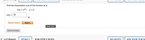solved find the linearization l x ﻿of the function at