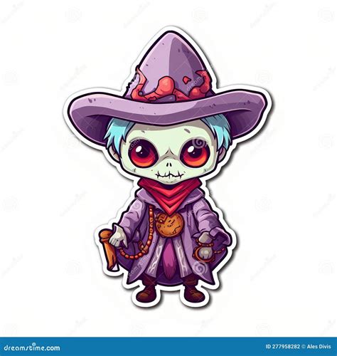 Necromancer Scary Cemetery Background Generate Ai Stock Image