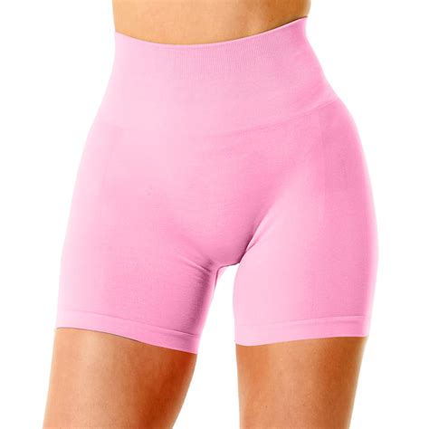 Hauaitttt Workout Lifting Shorts For Women High Waisted Seamless Gym
