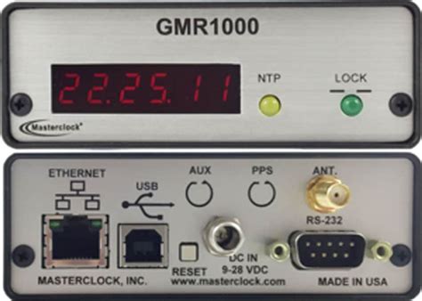 Masterclock Gmr1000 Master Clock Broadcasters General Store