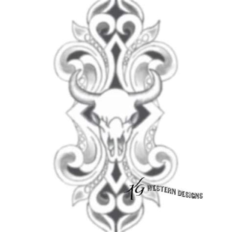 Leather Tooling Scroll Pattern Etsy