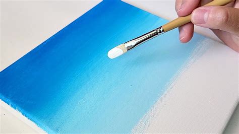 시원한 여름 바다 그리기 그림 초보자를 위한 아크릴화 Youtube