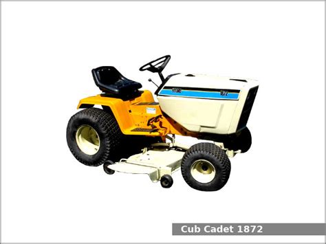 Cub Cadet 1872 Garden Tractor Review And Specs Tractor Specs