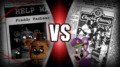 Freddy Fazbear Vs Chuck E Cheese Rap Five Nights At Freddys Song Bilarasa