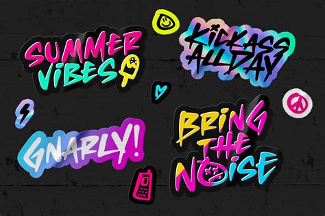 Neo Retro Font Extras On Behance