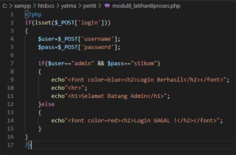 Tugas Pemrograman Web Penanganan Form Pada Php Yatmablog