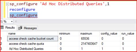 Mssql Serverda Openrowset Kullanımı