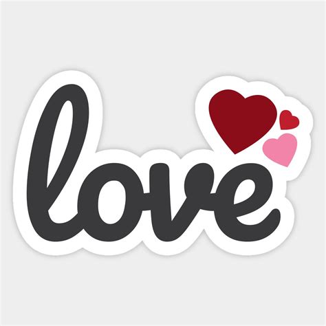 Love Love Design With Hearts Sticker By Reneemichaelllc Artofit