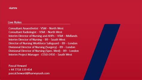 Opportunities Recruitment Hiring Alumniharveynash Pascal Heward