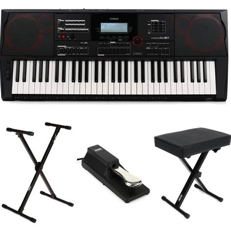 Casio Ct X5000 61 Key Portable Arranger Keyboard Essentials Bundle Sweetwater