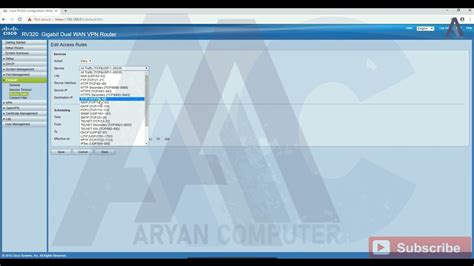HOW TO CONFIGURATION FIREWALL IN CISCO RV DUAL Cisco RV Dual Gigabit WAN VPN Router YouTube