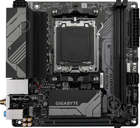ᐉ Материнская плата Gigabyte A620i Ax Socket Am5 Amd A620 Mini Itx • Купить в Киеве Украине