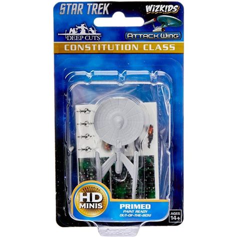 Star Trek Unpainted Miniatures Constitution Class Total Tabletop
