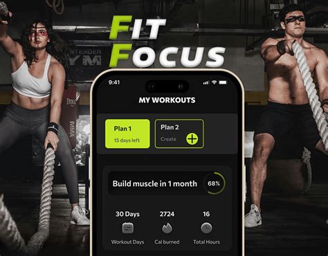 Fit Focus Customize Track And Elevate Your Fitness 2 Images Behance