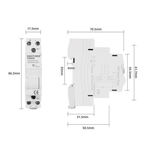 WIFI SMART SWITCH ENERGY CONSUPTION kWh A WIFI ΜΕΤΡΗΤΗΣ ΚΑΤΑΝΑΛΩΣΗΣ SINOTIMER WDS