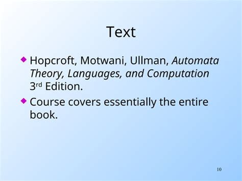 lesson 1 intro to automata theory application ppt programming languages computing