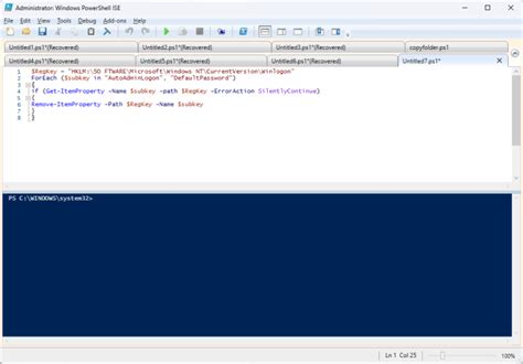 disable automatic logon using powershell alexandru marin