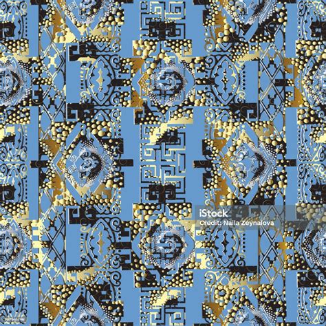 추상적인 기하학적 벡터 3d 완벽 한 패턴입니다 그런 지 밝은 파랑 0명에 대한 스톡 벡터 아트 및 기타 이미지 0명 기하