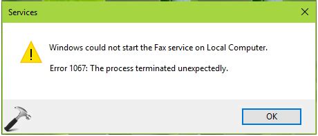FIX Error The Process Terminated Unexpectedly In Windows