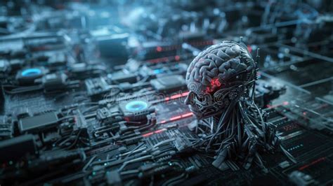 The Human Brain Is The Center Of Technological Processing Integrated Into A Computer System