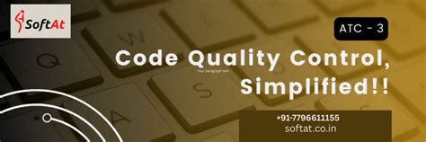Code Quality Control Simplified Softat