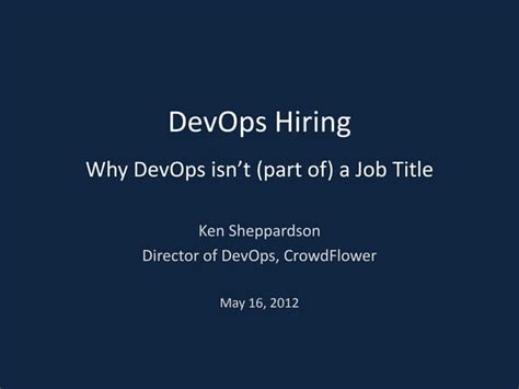 Devops Hiring Ppt