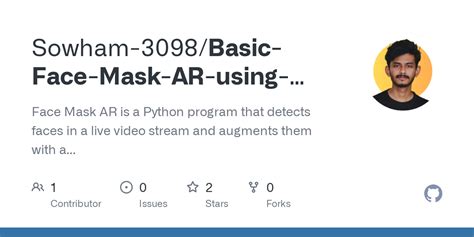 Github Sowham 3098basic Face Mask Ar Using Python Opencv Face Mask