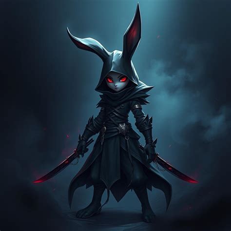 Epic Shadow Assassin Rabbit A Fantasy Masterpiece