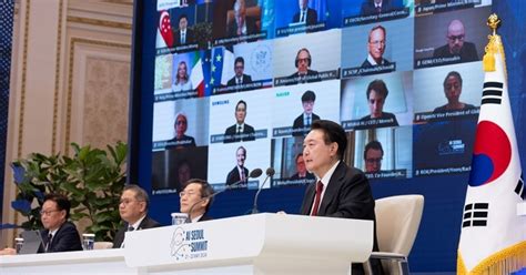 글로벌 Ai 중심국가 도약 세계 Ai 리더 서울에 총집결안전·혁신·포용 3대가치 협력 결의