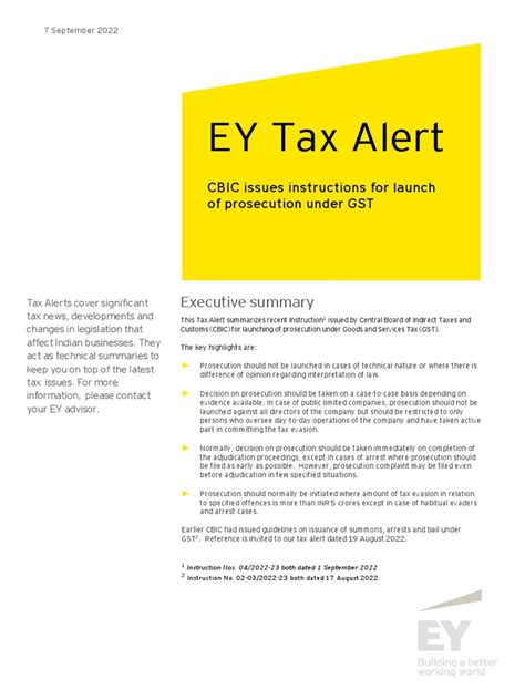 Cbic Issues Guidelines For Launch Of Prosecution Under Gst Pdf