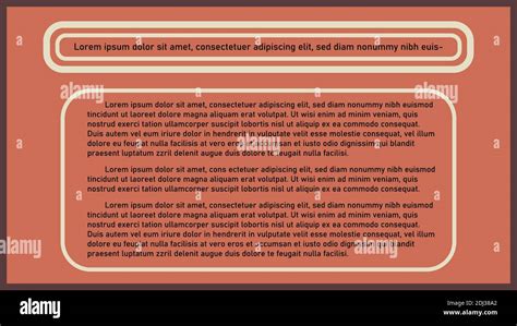 A Simple Retro Copy Space Layout Design Stock Vector Image And Art Alamy