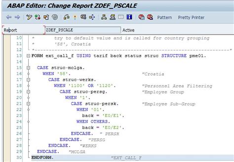 Using Feature To Default Values In Infotype Progr Sap Community