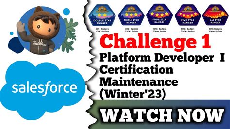 Platform Developer I Certification Maintenance Winter 23