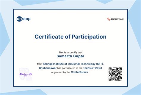 Samarth Gupta On Linkedin Techsurf2023 Contentstack Unstop